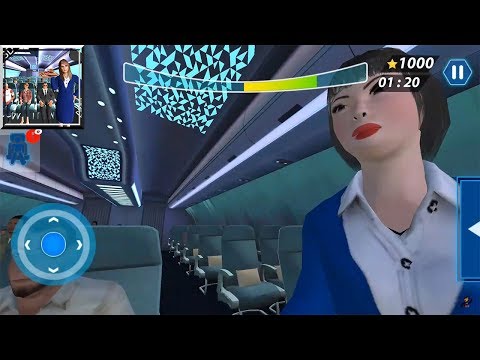 Airport Staff Flight Attendant Air Hostess Games (by Games Stop Studio) / Android Gameplay HD