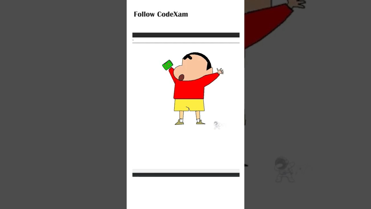 Draw Shinchan with python (Check Comment)