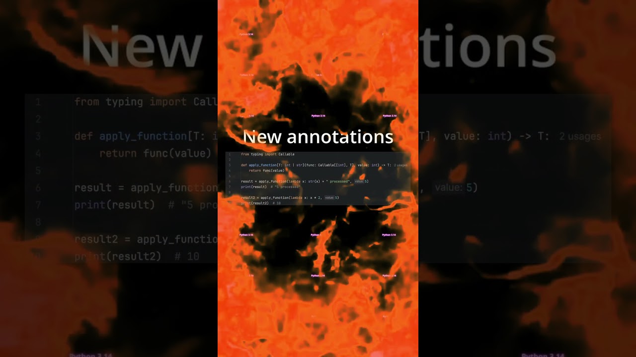 Python old annotations vs new annotations
