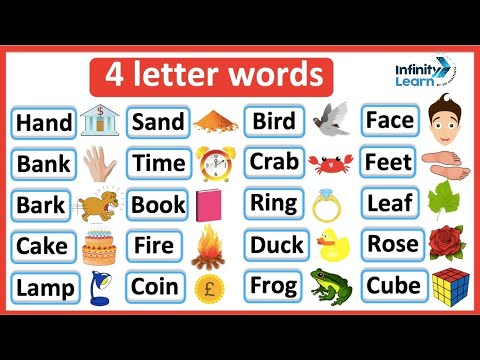 LETTER "G"," H","I","J","K","L" | Four Letter Word's For Kids | Words Formation | 😍👧👦⭐✨