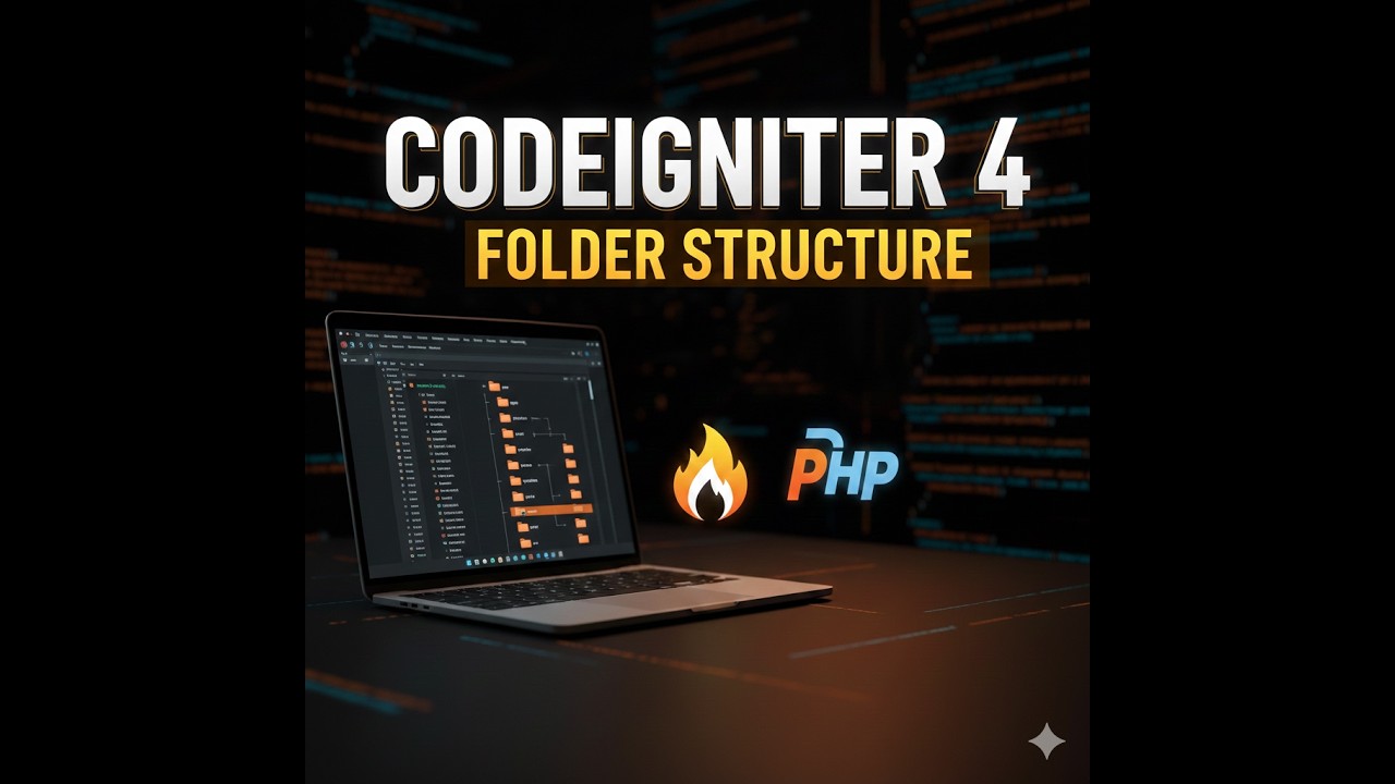 CodeIgniter 4 Folder Structure Explained | CI4 Beginner Guide (2026) | MVC