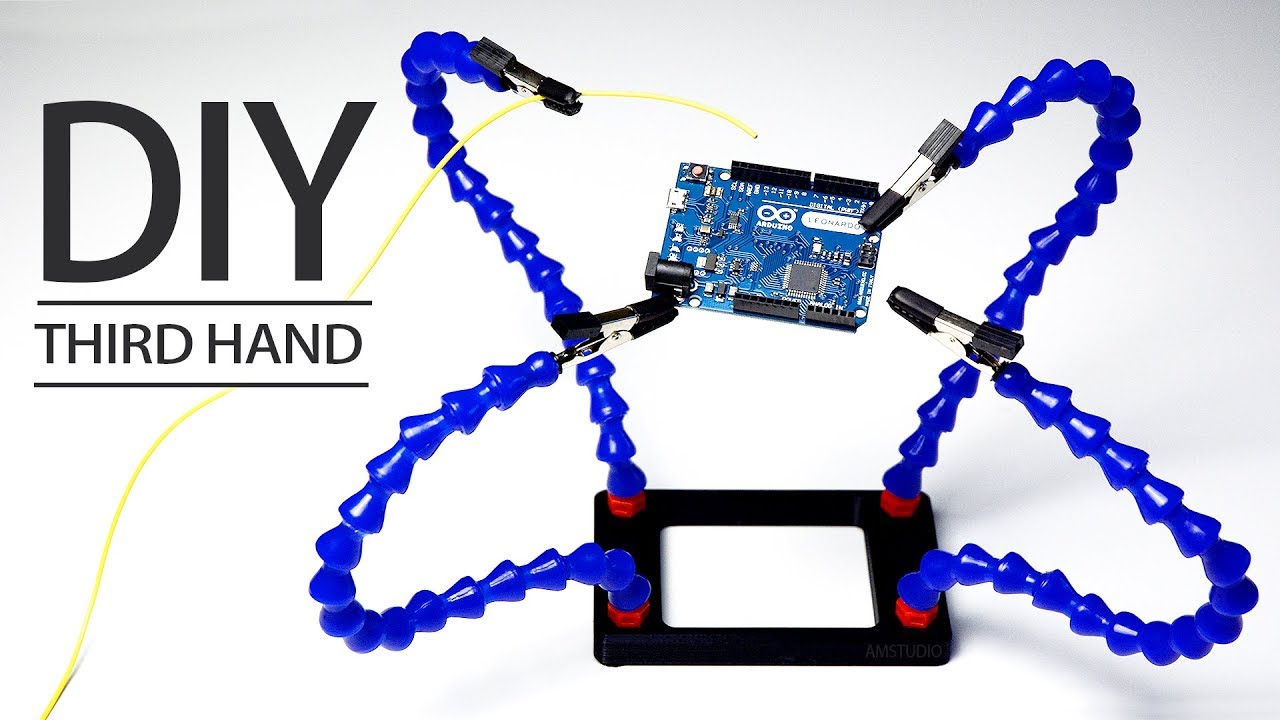 MAKE DIY HELPING HANDS FOR SOLDERING AND ELECTRONICS
