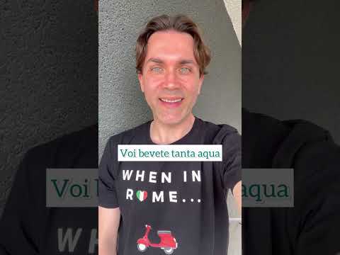 🇮🇹 📝 BERE - Irregular Italian Verbs (Present Tense) #shorts
