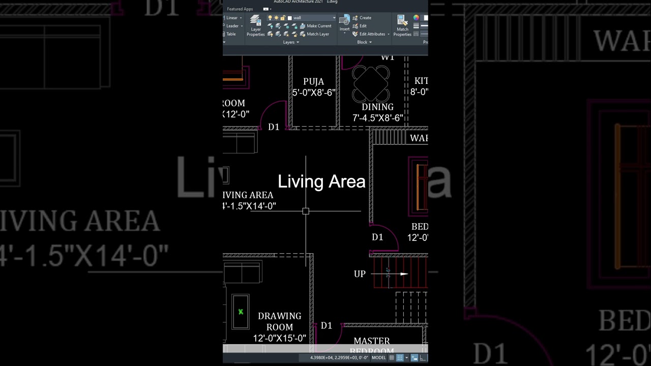 Complete House plan in Autocad ||House Plan Design  as per Vastu