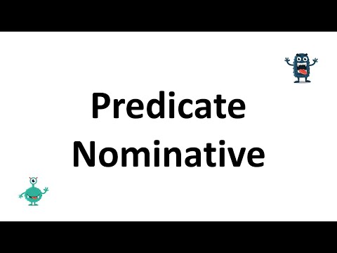 Predicate Nominative