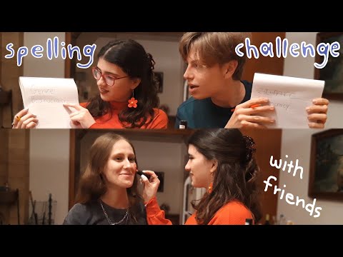 Spelling Words Challenge (Spelling Bee Game/Spell the Word) with friends *Loser gets a Makeover*