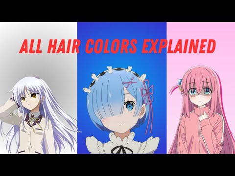 The Meaning Behind EVERY Anime Hair Color