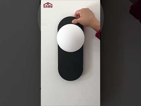 Flat Base Globe Sconce@samulighting