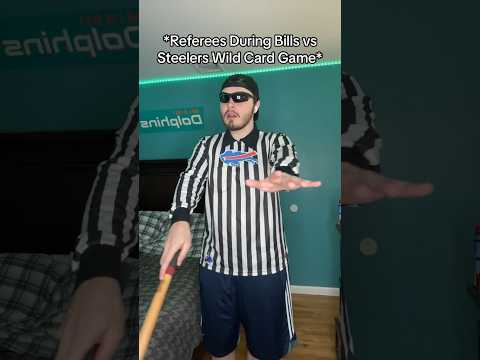 Steelers Vs Refs & Bills During Wild Card Playoff Game #nfl #nfltrending #nflfootball