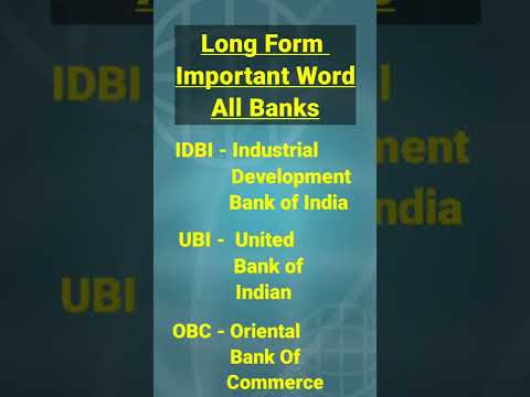Full Form of a for banking sector | #short #youtubeshort #competition exam #trading word #banking