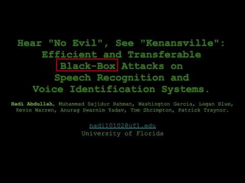 Hear “No Evil”, See “Kenansville”: Efficient and Transferable Black-Box Attacks on Automatic ...