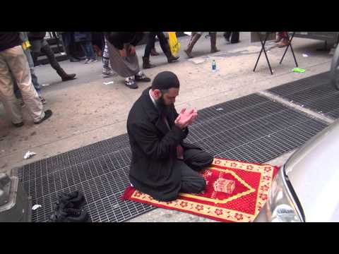 Islam Convert Muslim Prayer Street Dawah Asr Prayer Dua New York Time Square IRFNY Ammaar Saeed