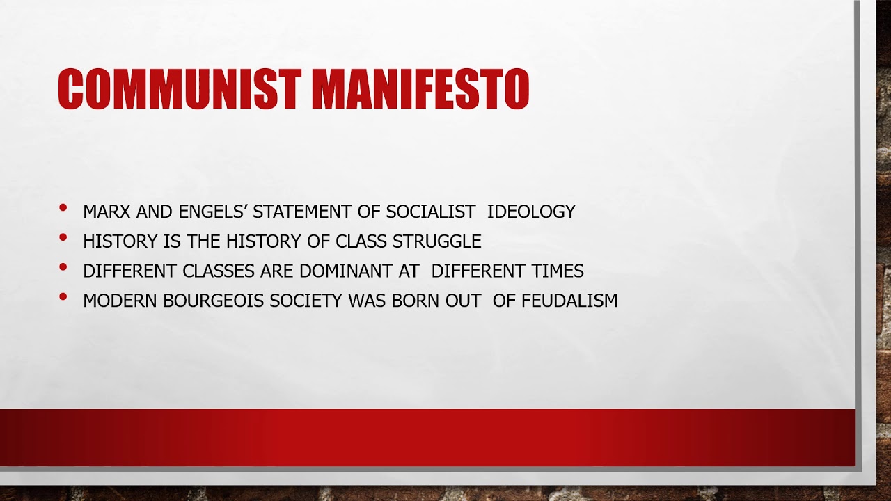 Marx Narrated PowerPoint