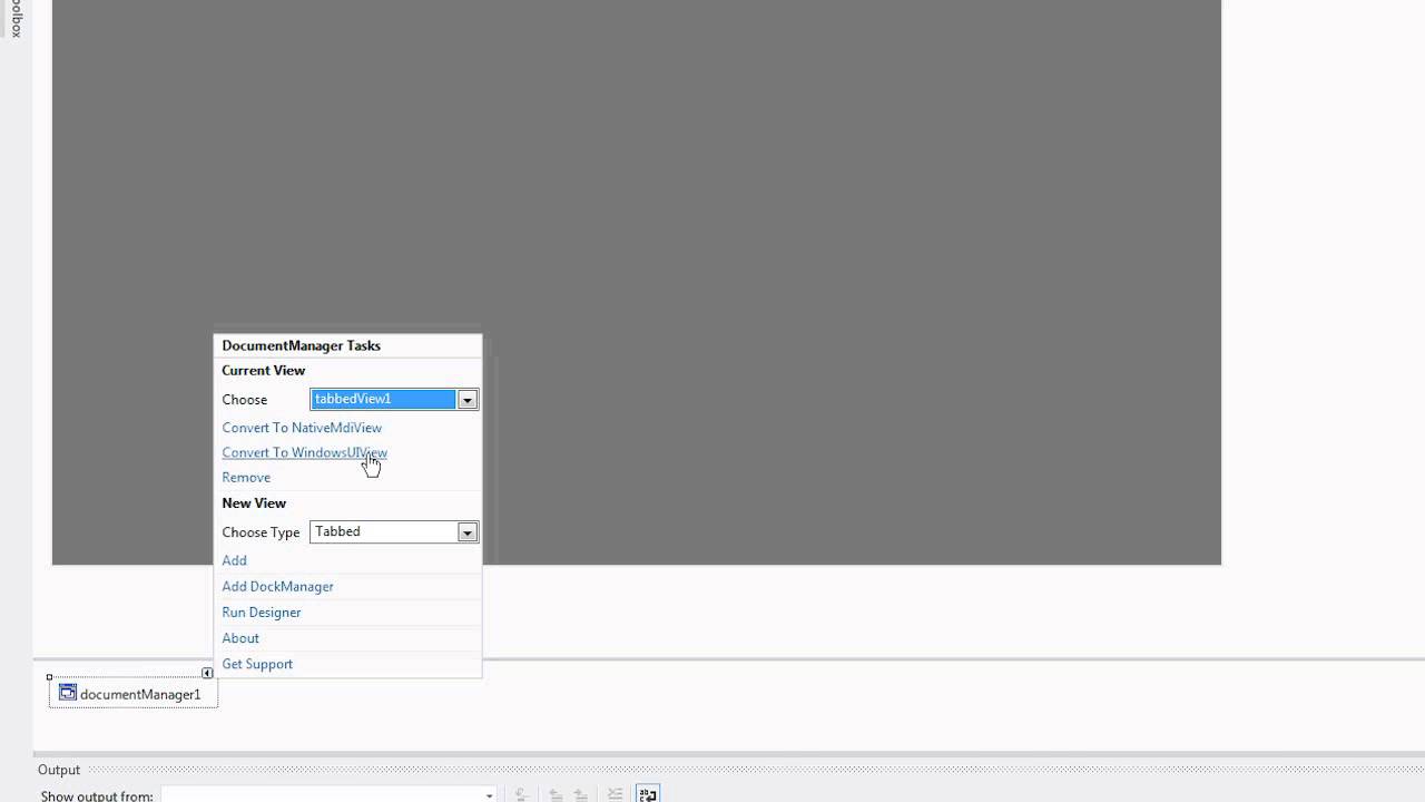 WinForms Document Manager: Create a Project and Add a document