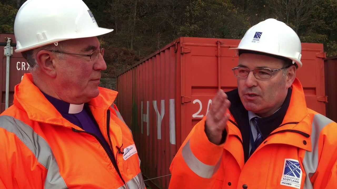Moderator visits new Forth Road Bridge construction site