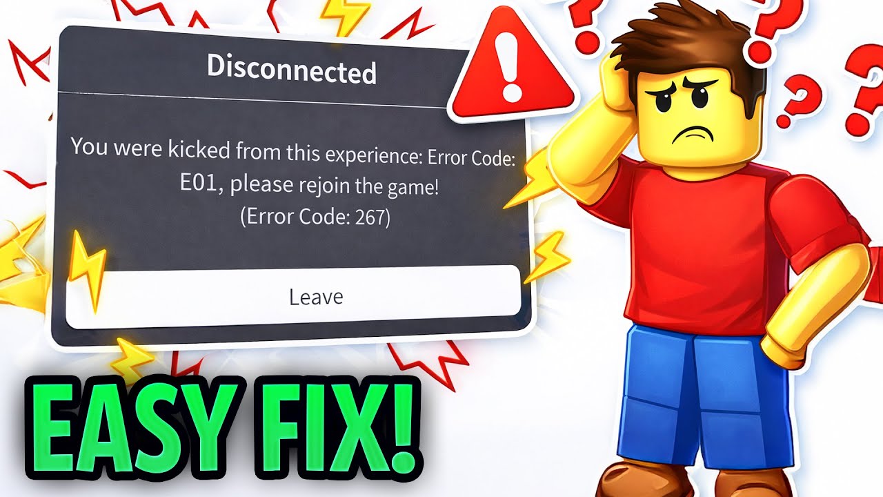 How to Quickly Fix Roblox Error Code E01 (Better Explained)