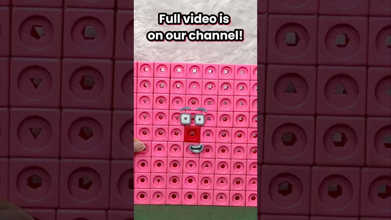 Numberblock 81 has to sneeze! 🤧 #numberblocks #toys #funny