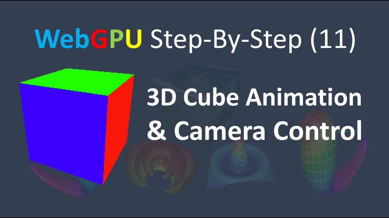 WebGPU (11): 3D Cube - Animation and Camera Control