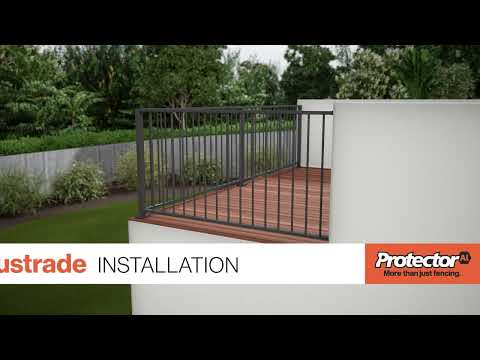 Installing Aluminium Balustrade