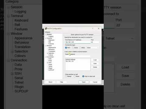 How to connect to Linux machine with an IP address using Putty?