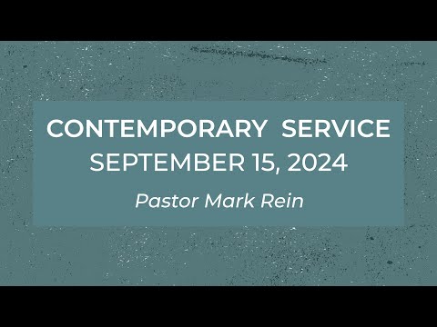 Contemporary Service - 9:30am 9/15/2024