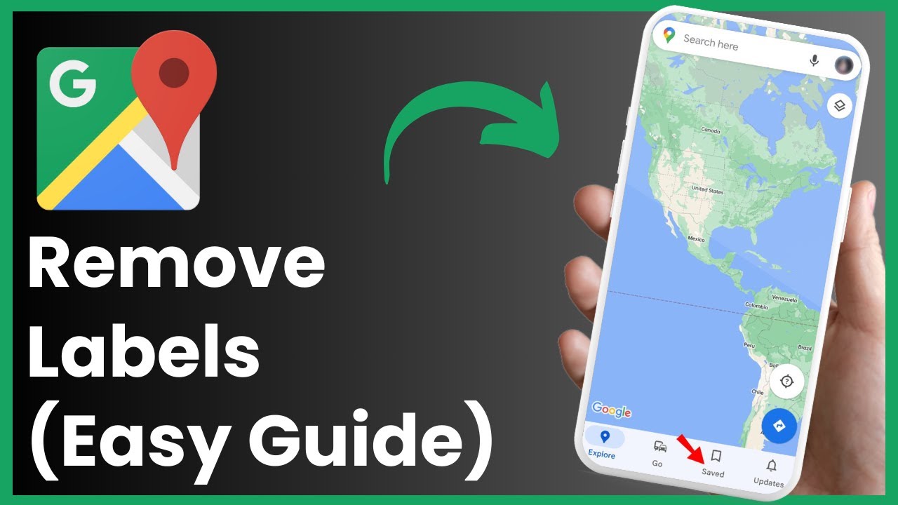 How To Remove Labels On Google Maps - EASY GUIDE !
