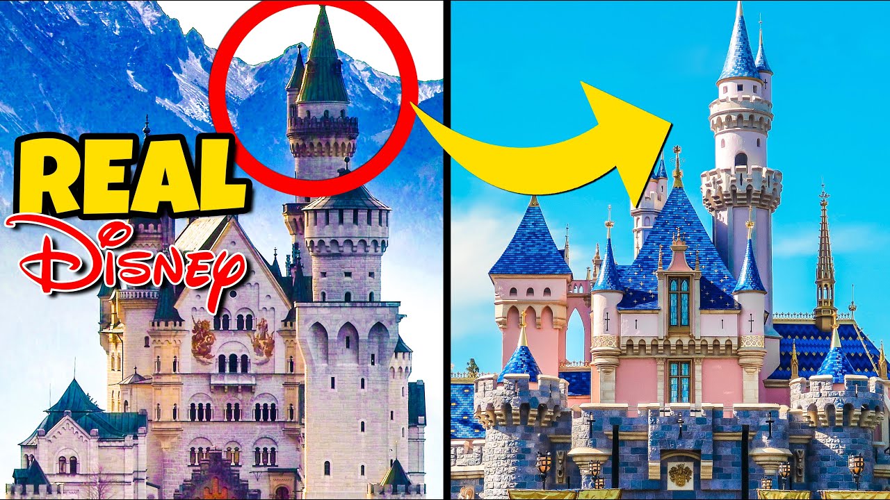 MyDisneyFix | The REAL Disneyland Castle! Top 5 Disney Castle Secrets ...