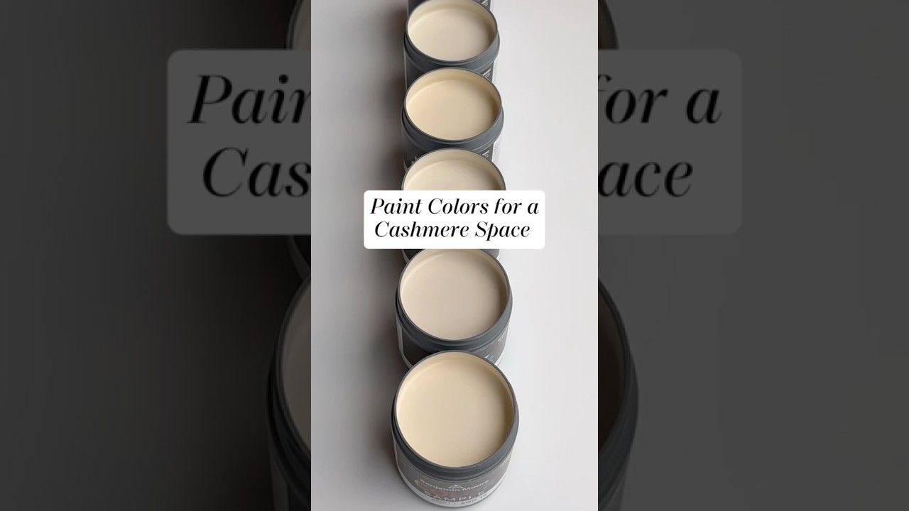 6 Paint Colors for a Cashmere Space | #BenjaminMoore