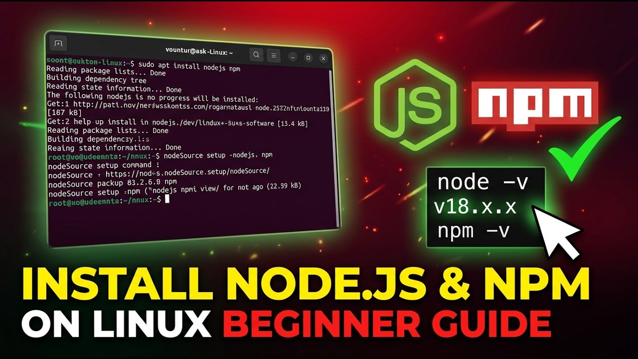 How to Install Node.js and NPM on Linux (Beginner Guide)