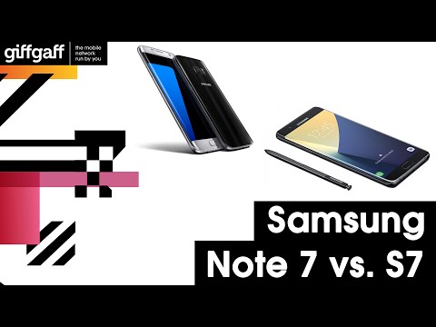 Samsung Galaxy S7 vs. Galaxy Note 7 | Phone Review | giffgaff
