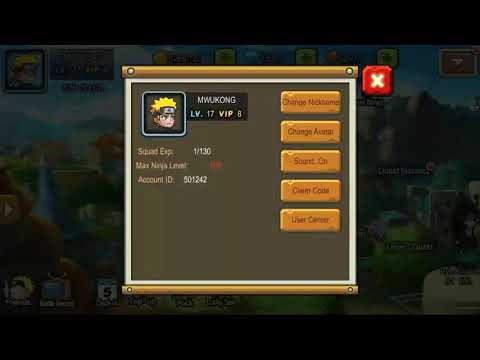 NINJA WORLD WAR CODE REDEEM
