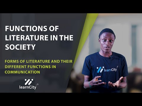 Functions of Literature in our contemporary Society | SSCE | WAEC | NECO | JAMB