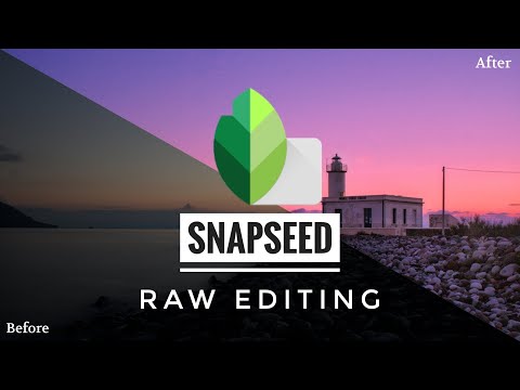 RAW Editing in Snapseed (RAW Photo) | Snapseed Tutorial