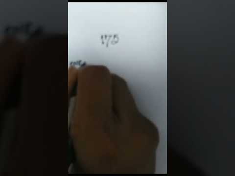 how to write number 175 (Day-175)(25-06-22) #shorts