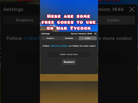 Helpful War Tycoon codes for cash and more… #roblox #youtubeshorts #edit #shorts
