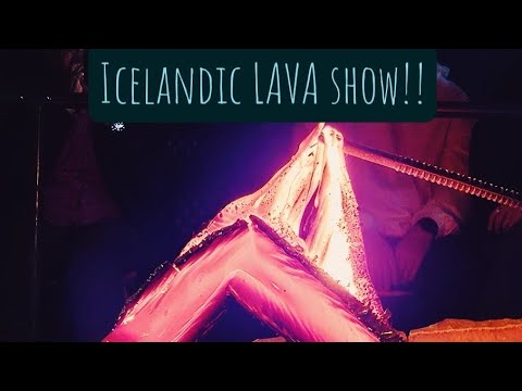 Lava Show in Vik, Iceland