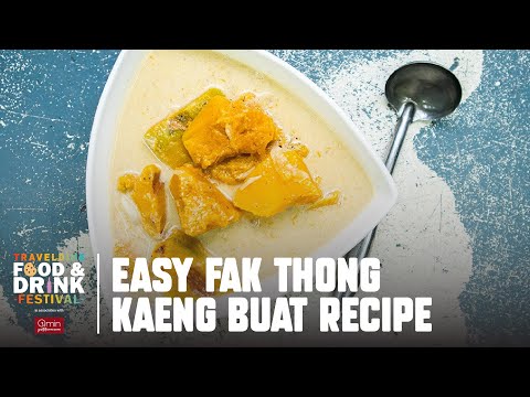 Pumpkin in Sweet Coconut Milk | Chef Seefah Ketchaiyo