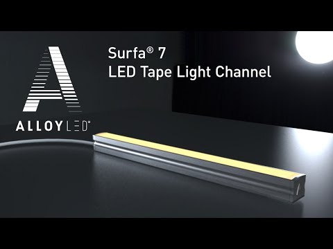 Surfa 7- A Continua Aluminum LED Channel - How to Get Perfect Diffusion