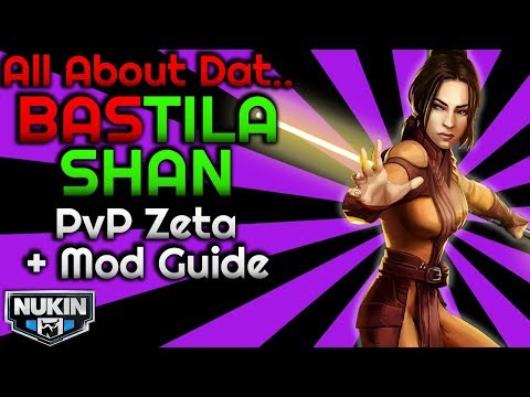 How to use Bastila Shan! | Mods, Zetas, Gameplay | Star Wars: Galaxy of Heroes SWGOH