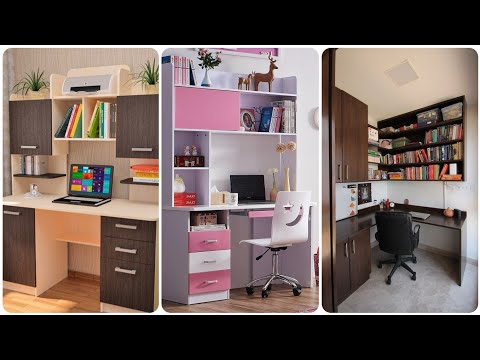 Latest Modern Study Table Design with Book Shelf | Latest Modern Study Table Design With Chair