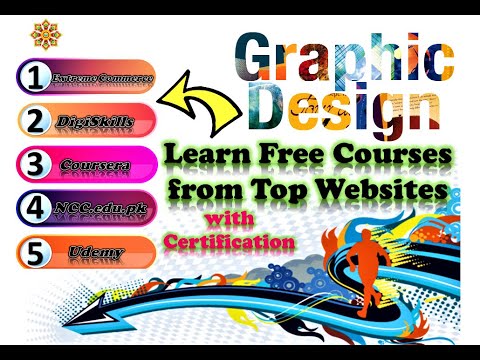 Graphics designing Course from Top Websites with Certificates.