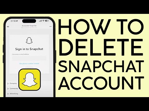 How to Delete Snapchat Account on your iPhone (2023)