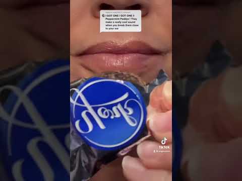 ASMR Eating Sounds - York peppermint patty. Wrapper crinkling and unwrapping sounds. Satisfying.