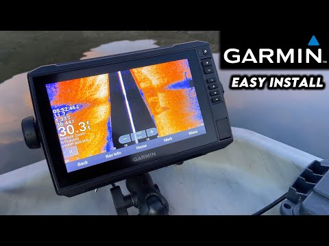 Fish Finder Install for Small Boats ~Garmin Echomap 93sv and Pond Prowler~