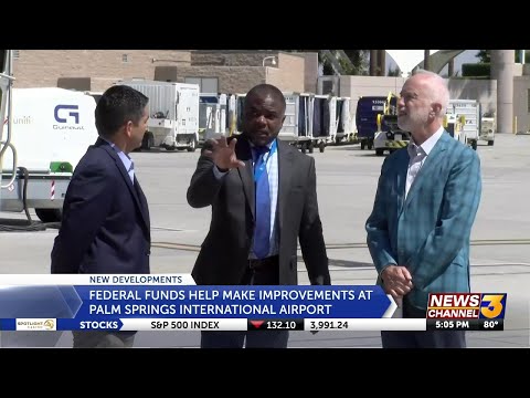 Officials showcase improvements at Palm Springs International Airport, credit federal funding ...
