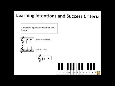 Semitones & Tones