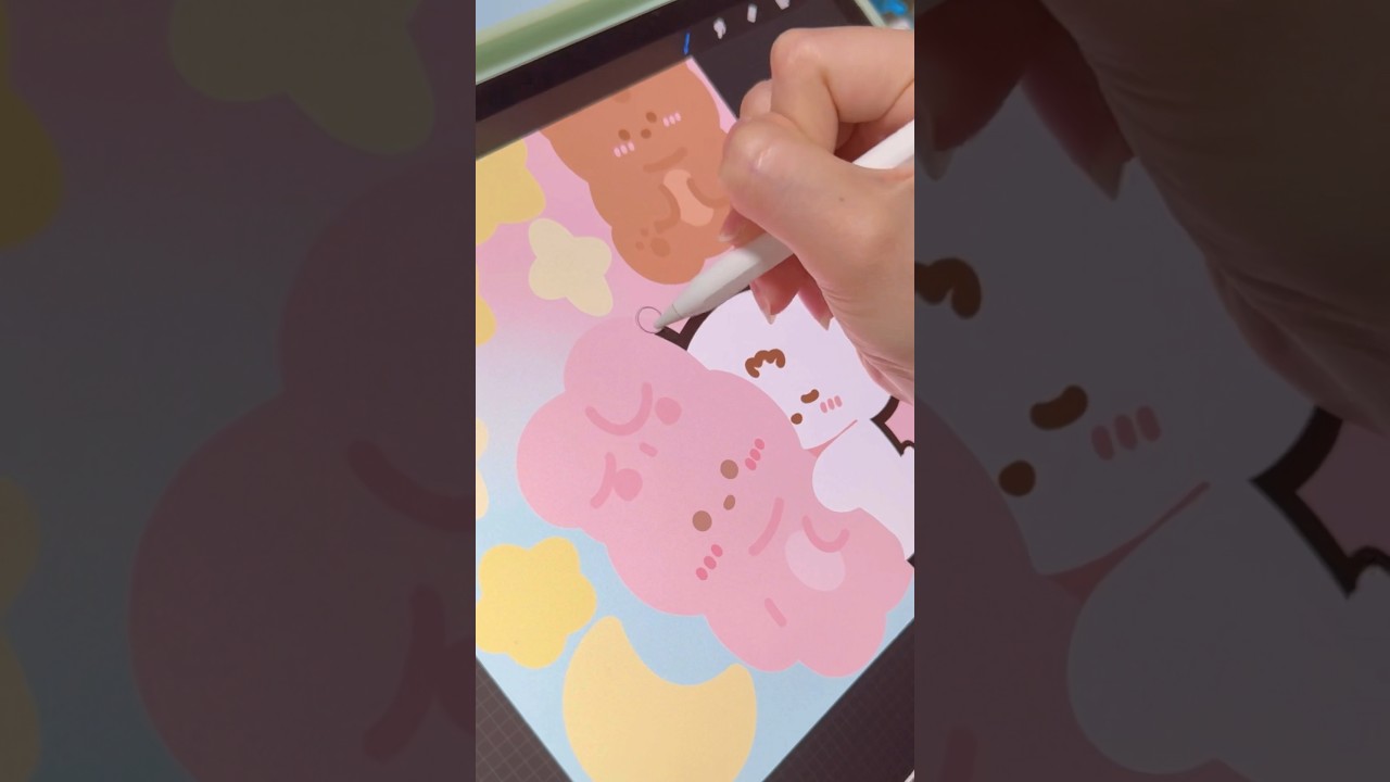 Creating sticker bleed #stickers #stickerdesign #stickersheet