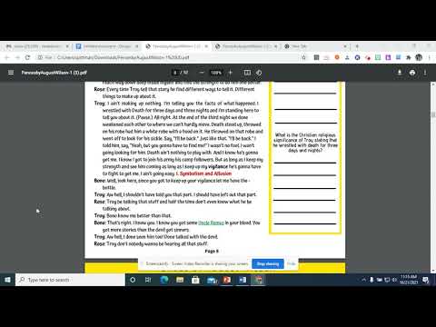 Fences 4 - Act 1, Scene 1