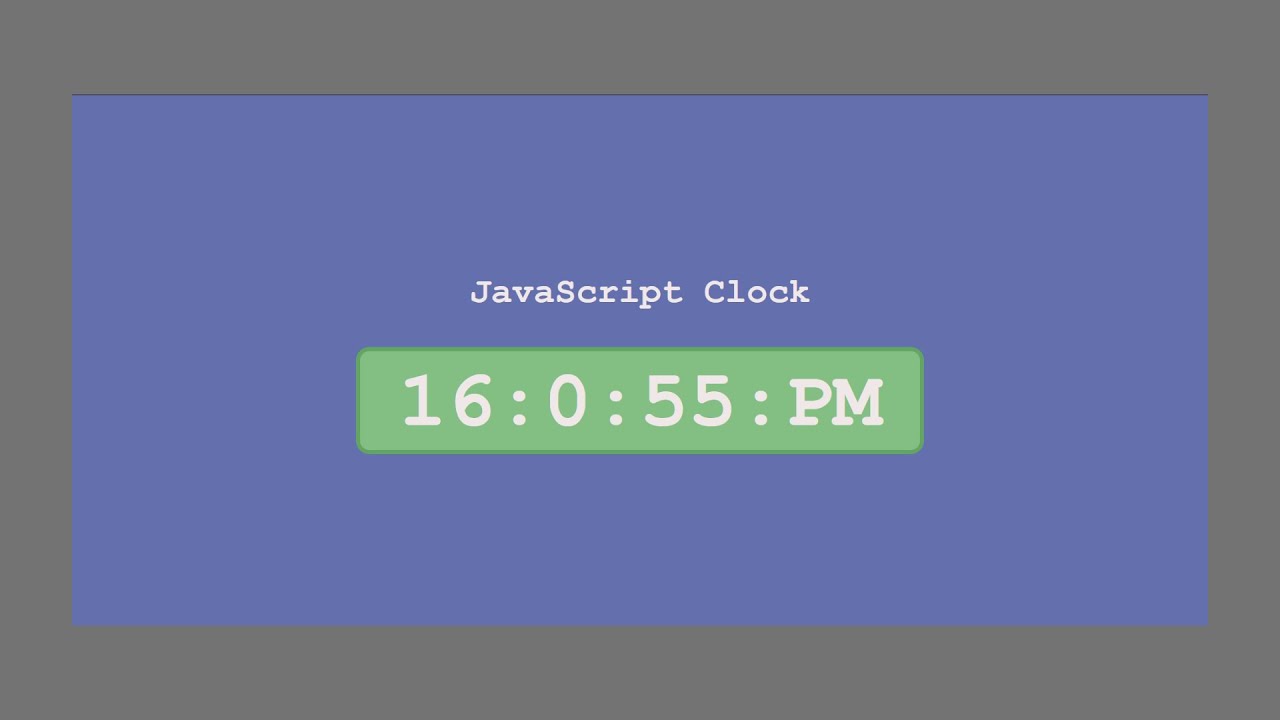 Simple JavaScript Clock Tutorial For Beginners || Free Source Code || ramCoder