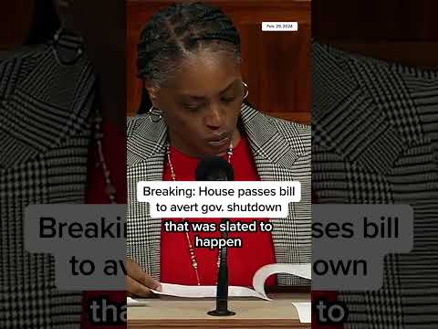 House passes bill to avert government shutdown